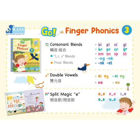 [現貨]Go! Finger Phonics 3 手指點讀書